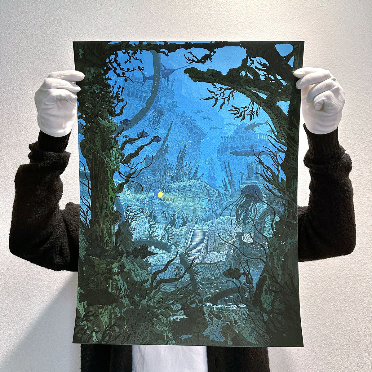 Lost Atlantis by Kilian Eng – Limited Edition Art Print – PangeaSeed
